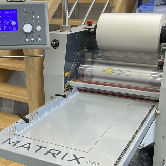 Nouveau matériel : plastifieuse Matrix